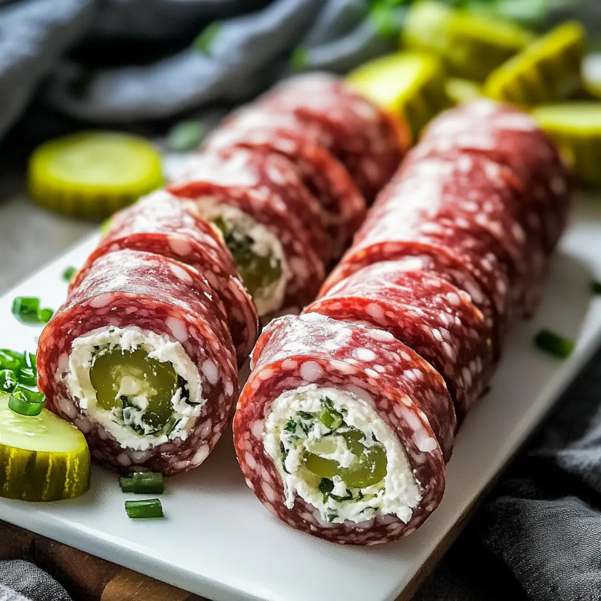 Irresistible Keto Salami Roll-Ups for Easy Snacking Bliss