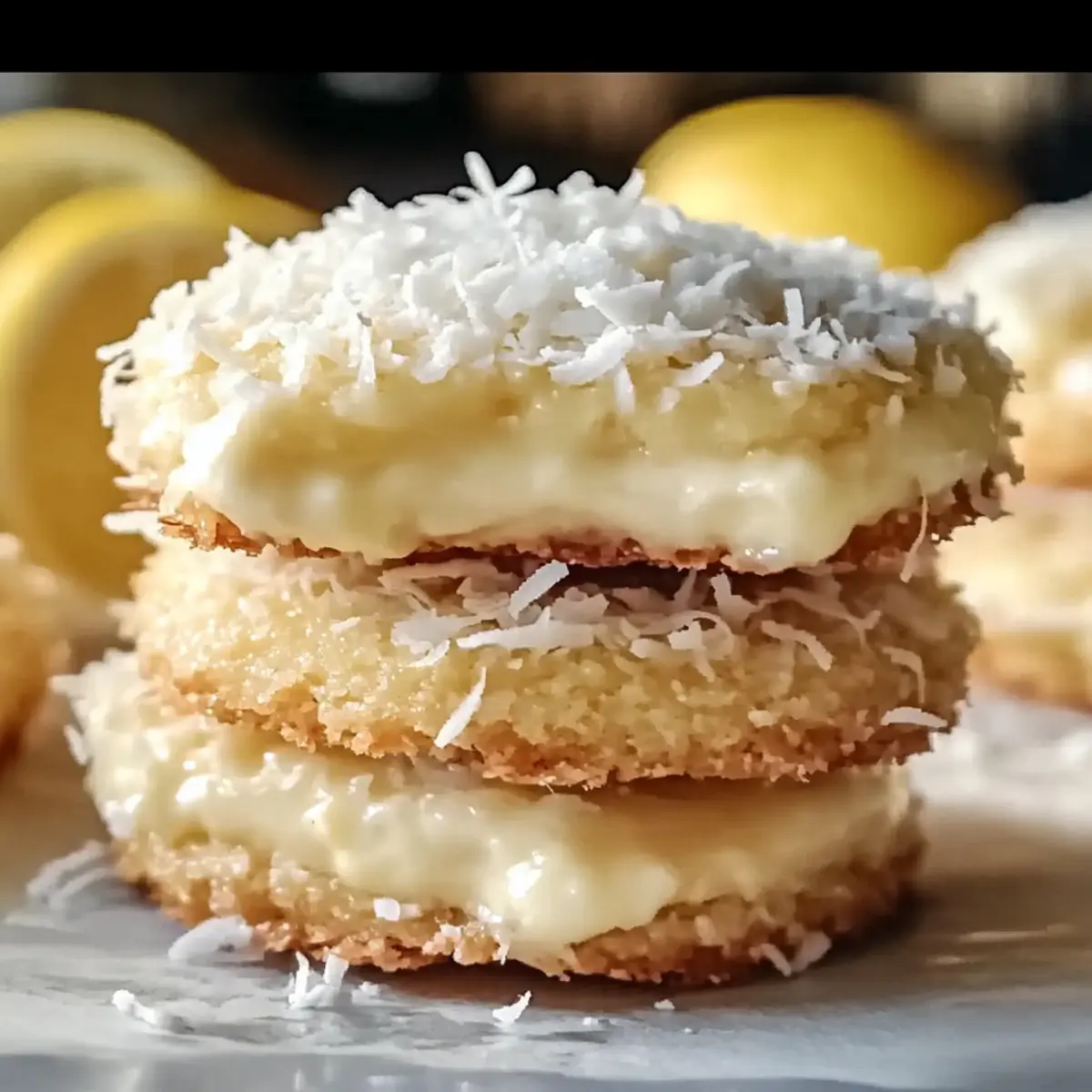 Irresistible Lemon Coconut Cheesecake Cookies: A Zesty Delight