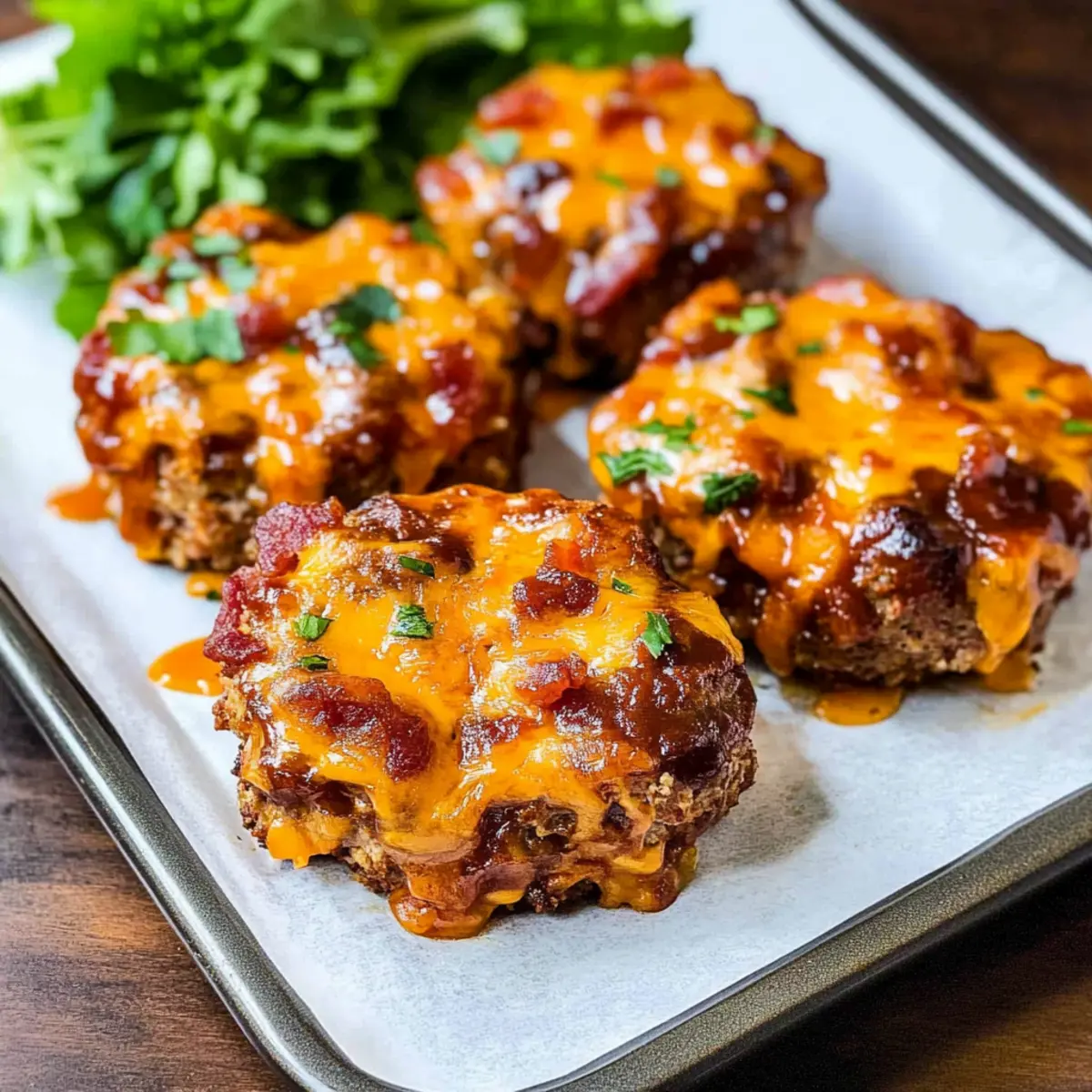 Irresistible Mini BBQ Bacon Cheddar Meatloaf for Quick Comfort