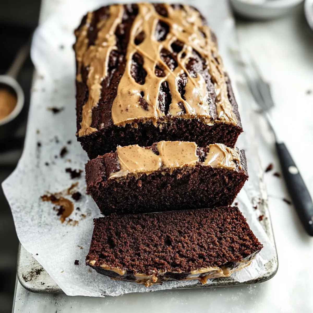 Irresistible Chocolate Peanut Butter Banana Bread Recipe