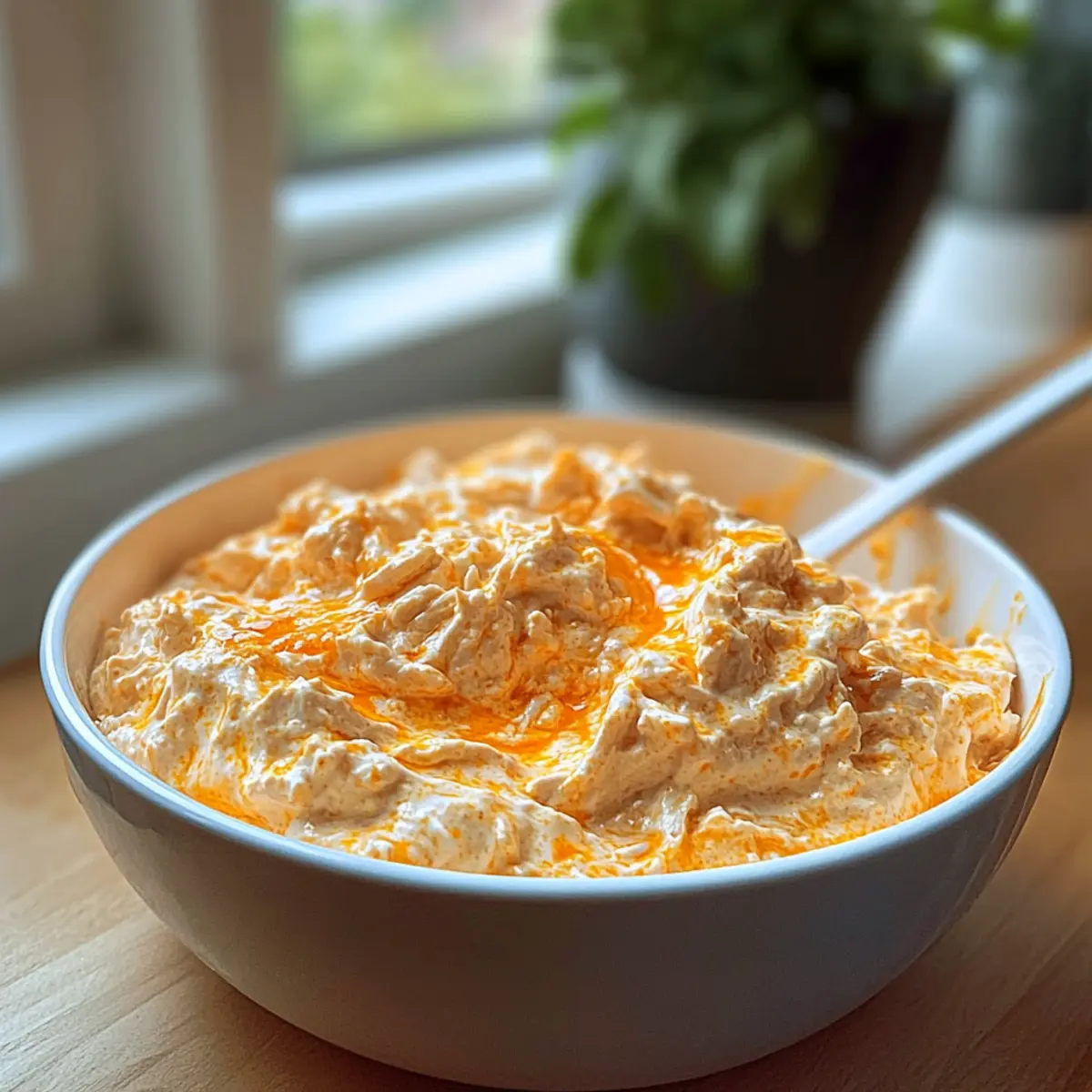 Irresistible Cottage Cheese Buffalo Chicken Dip that's Guilt-Free