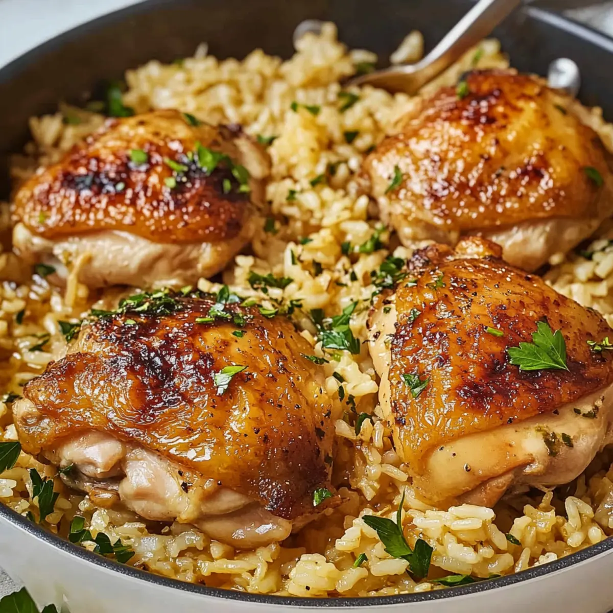 Easy Chicken Thighs and Rice for Comforting Weeknight Dinners